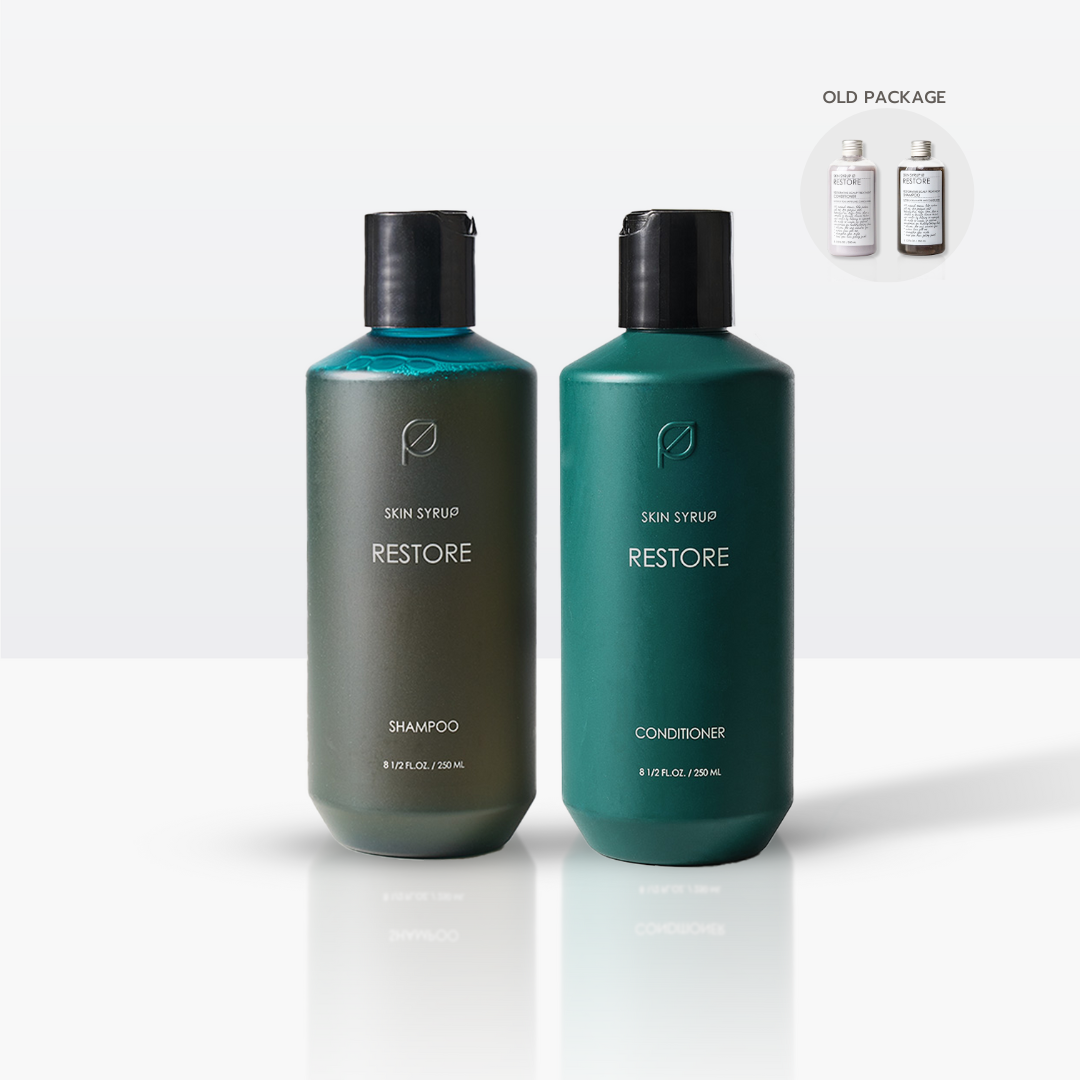 [NEW] RESTORE PACK shampoo & conditioner 250ml – SKINSYRUP